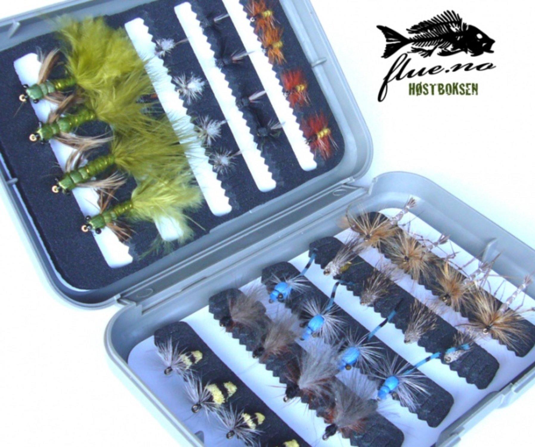 Komplette Fluebokser med fiskefluer | Fluesett - Alt til Fluefiske