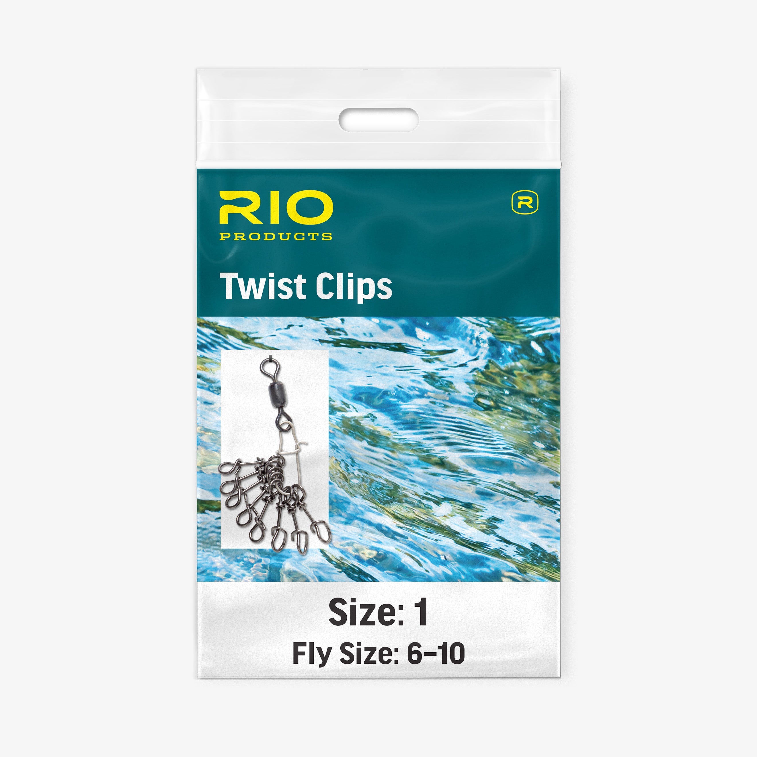 Twist Clips Hurtigkobling til flue 10pk | RIO - Alt til Fluefiske